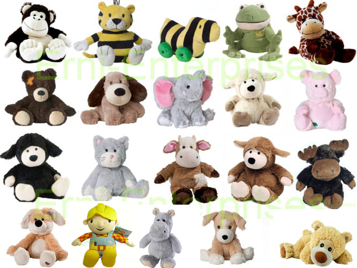 Warmies Wärmetiere Beddy Bears Janosch Hund Katze Maus Bär Schaf Kuh ...